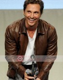 Matthew McConaughey Leather Jacket | Interstellar Cooper Jacket
